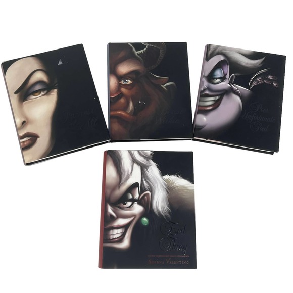 Disney | Other | Disney Villains Books Set Of 4 Serena Valentino | Poshmark
